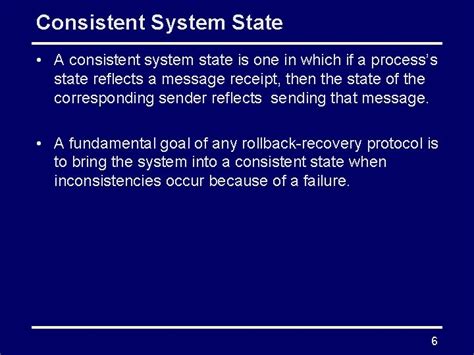 Fault Tolerant Systems Checkpointing And Rollback Recovery Protocols