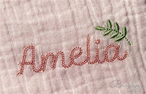 Chain Script Font Machine Embroidery Handwritten Alphabet 5 Etsy