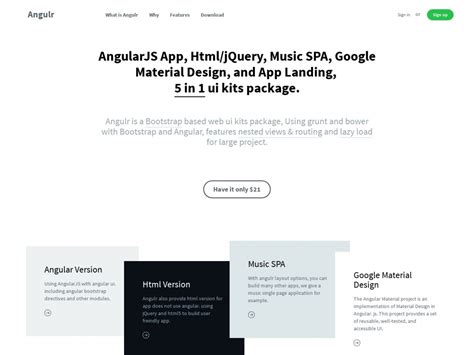 Plantilla HTML Angulr Plantillas HTML Gratuitas