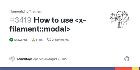 how to use · filamentphp filament · discussion 3419 · github