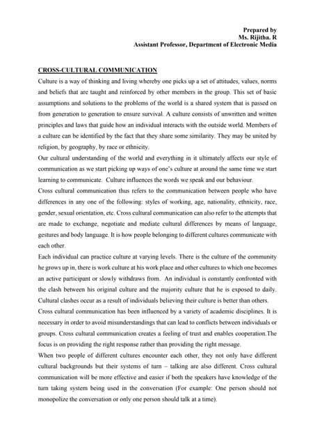 Local And Global Communication In Multicultural Setting Ppt