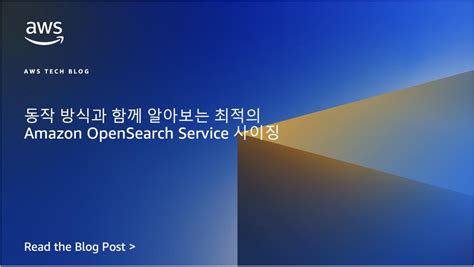 Linkedin Aws 한국사용자모임 페이지 동작 방식과 함께 알아보는 최적의 Amazon Opensearch Service 사이징 Amazon Web Services