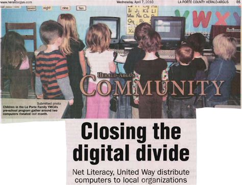 Closing The Digital Divide Net Literacy