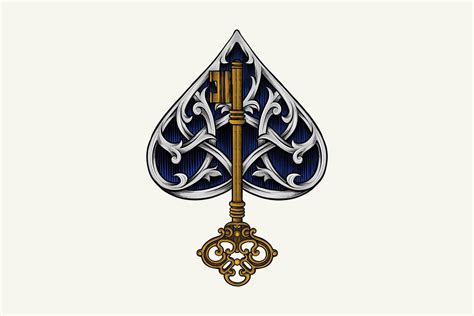 Spade Card Emblem Vector Art Icons And Graphics For Free Download