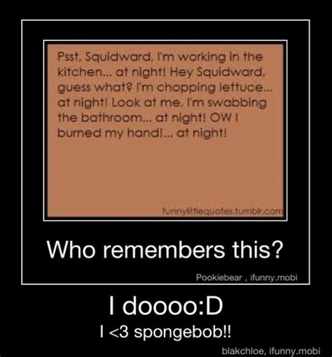Spongebob Working At Night
