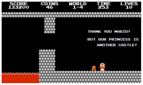 Was Playing Smb Online Earlier And Toad Forgot A Rather Important Preposition R Mario