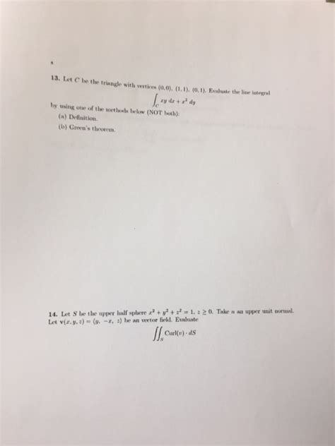 Solved Let C Be The Triangle With Vertices Chegg
