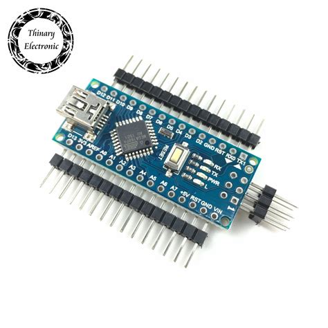 5Pcs Lot Nano Atmega168 Controller Compatible For Arduino Nano Atmega168P CH340C USB Driver NO