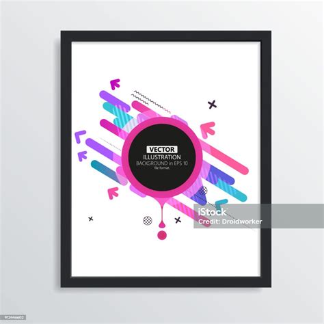 그래픽 기하학적 요소와 설정 하는 서식 파일을 포함 한다 브로셔 포스터 커버 및 배너에 적용 가능 합니다 벡터 일러스트 레이 션 0명에 대한 스톡 벡터 아트 및 기타 이미지