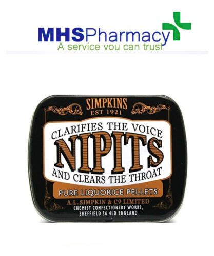 Simpkins Nipits Liquorice Pellets Sweets Pocket Size 12g Ebay