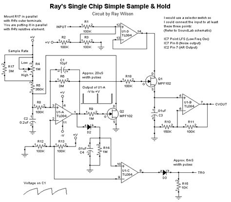 Single Chip Simple Sample And Hold Parts Layout Parts Layout PDF