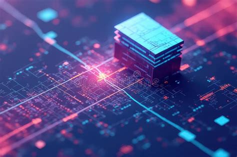 Redis Hosting Visualization And Abstract Tech Ideas Stock Illustration Illustration Of