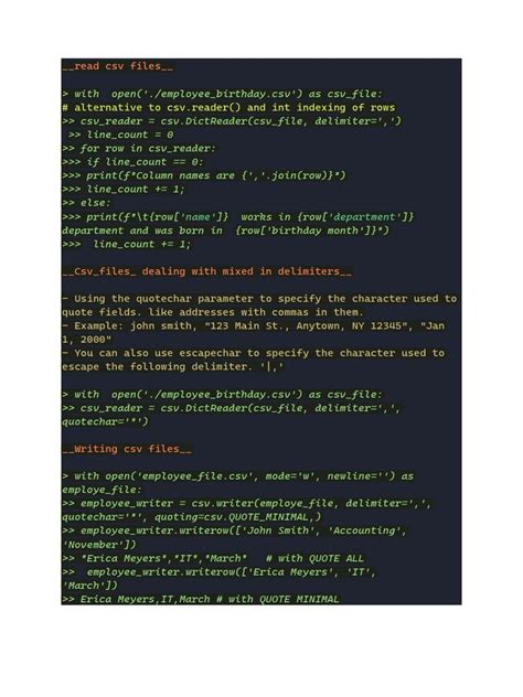 Alternative To Csv Reader And Int Indexing Of Rows Pdf Computers