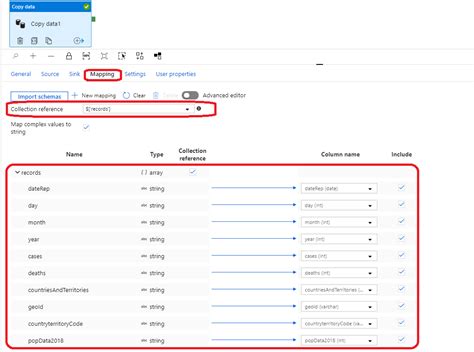 Azure Different Json Pattern In Data Factory Stack Overflow