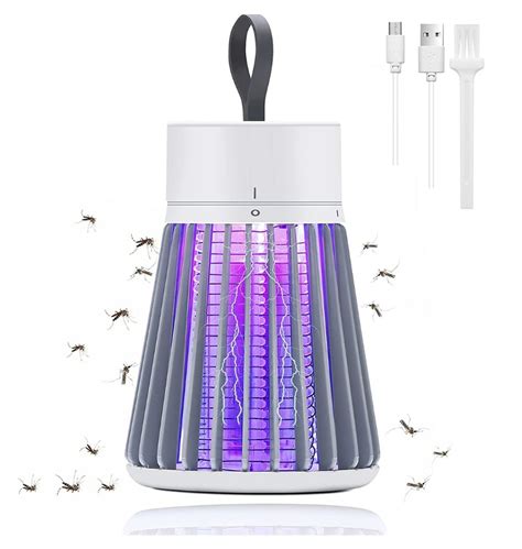 모기퇴치기 해충퇴치기 전기 충격 모기 킬러 램프 Usb 충전 파리 트랩 곤충 침실 야외용 방충제 2023 신 티몬