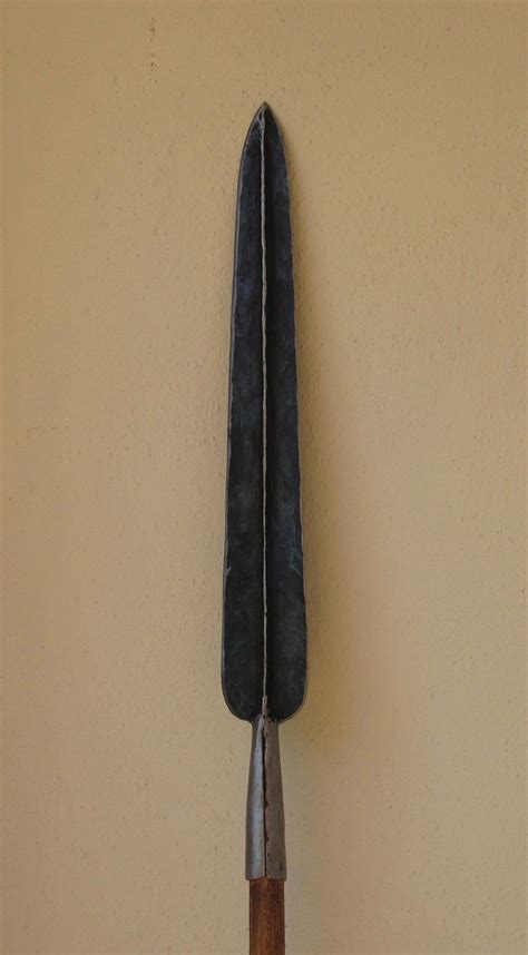 African Lion Hunting Spear Maasai Masai Tribe Ebay Lion Hunting