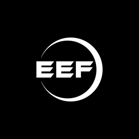 Eef Letter Logo Design In Illustration Vector Logo Calligraphy