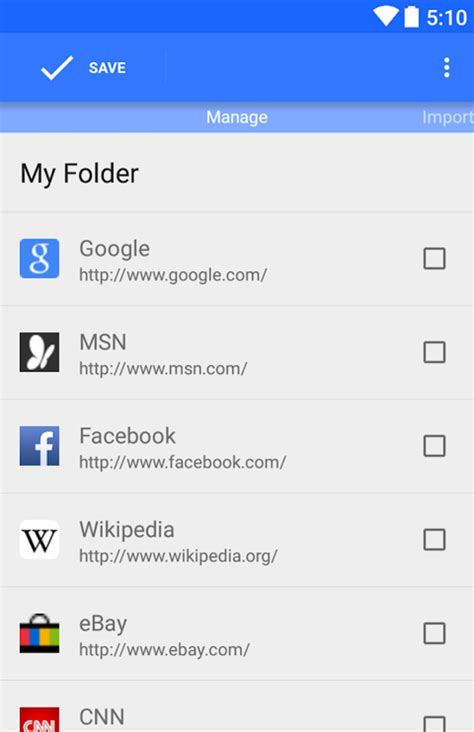 Bookmark Import Tool Apk Para Android Descargar