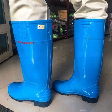 💛 Ủng Chống Axit Dầu Thùy Dương A22 Màu Xanh Dương Giá Rẻ Bảo Hộ Lao động Vĩnh Thành