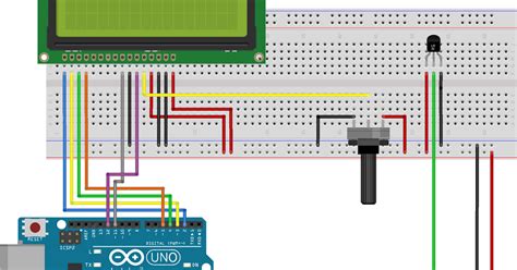 Display Lcd 16x2 E Sensor De Temperatura Lm35 Arduino E Cia