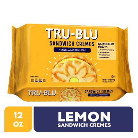Tru Blu Sandwich Cremes Lemon Same Day Delivery Or Pickup Foodmaxx