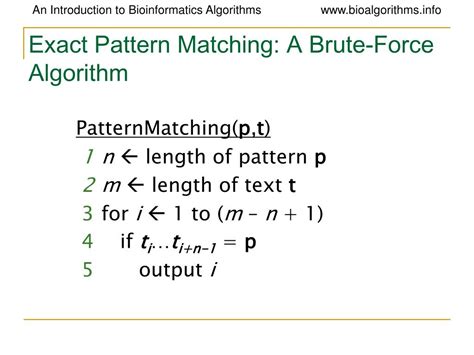 Ppt Combinatorial Pattern Matching Powerpoint Presentation Free