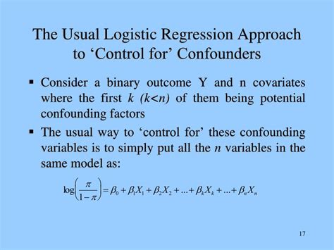 Ppt Logistic Regression And The New Residual Logistic Regression