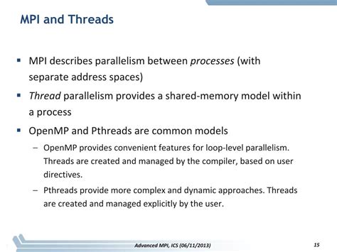 PPT Advanced MPI PowerPoint Presentation Free Download ID 1541523