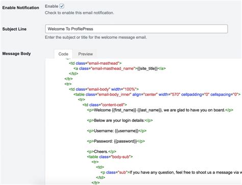 How To Send Wordpress Welcome Email To New Users Profilepress