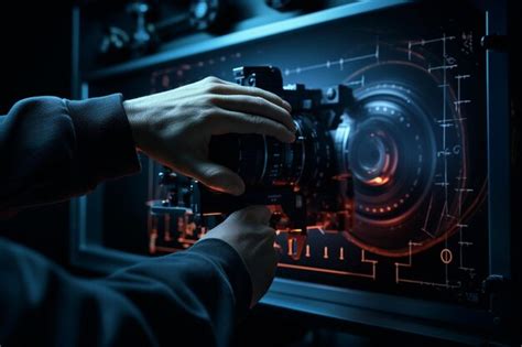Premium Photo A Person Adjusting Camera Settings For A Second Generative Ai