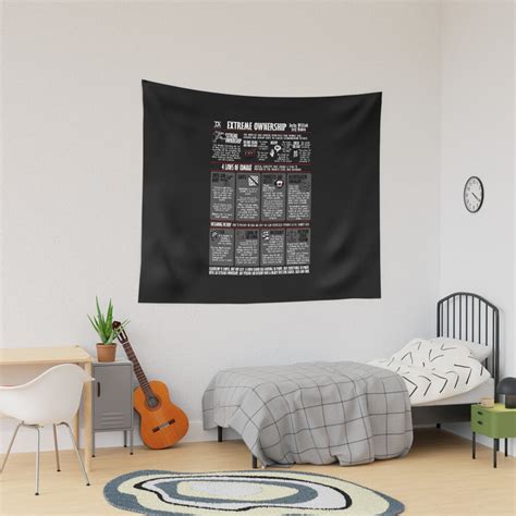 Visual Summary Extreme Ownership Jocko Willink Poster For Sale By