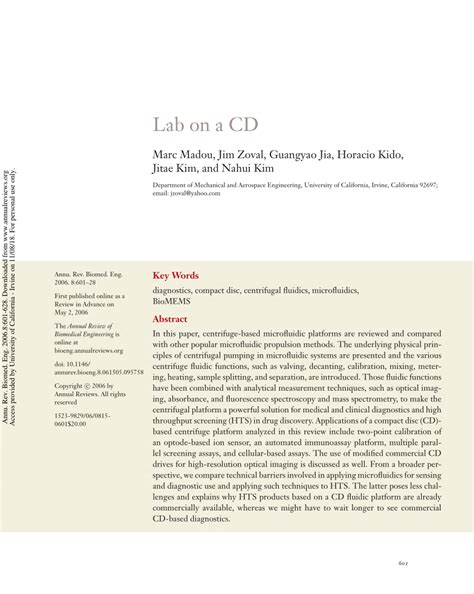 (PDF) Lab on a cd