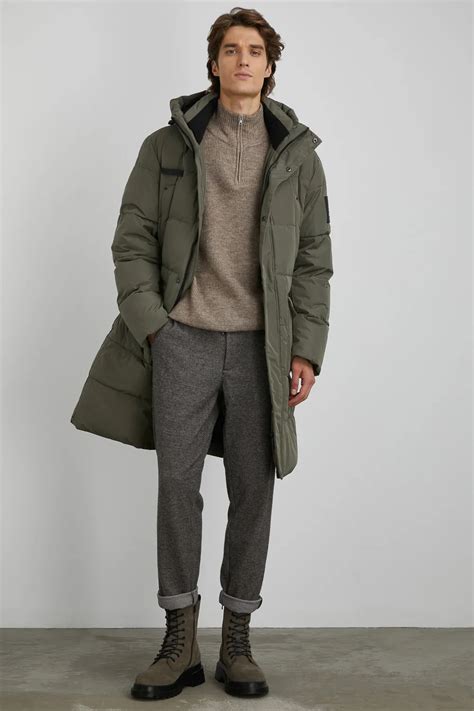Удлиненный пуховик Urban Fashion For Men 654033003 цены в Москве ...