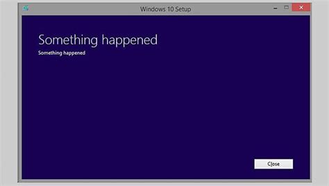windows 10 something happened error message and how to fix it