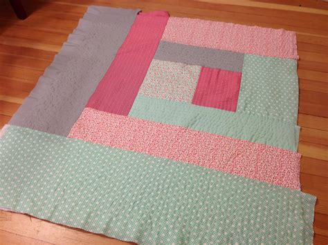 Quilt As You Go Log Cabin Tutorial Quilting In The Rain