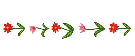 Floral Pattern Border 