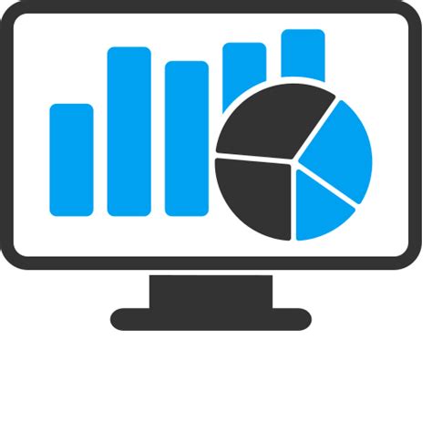 Analytics Diagram Graph Monitor Powerpoint Report Sales Chart Icon
