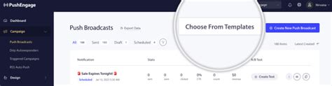 Guide To Using Templates For Push Broadcasts PushEngage