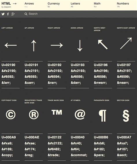 HTML Arrows Communication Arts