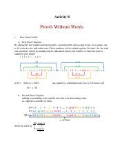 Proofs Without Words Pdf Activity Proofs Without Words How Gauss Did It A First Proof
