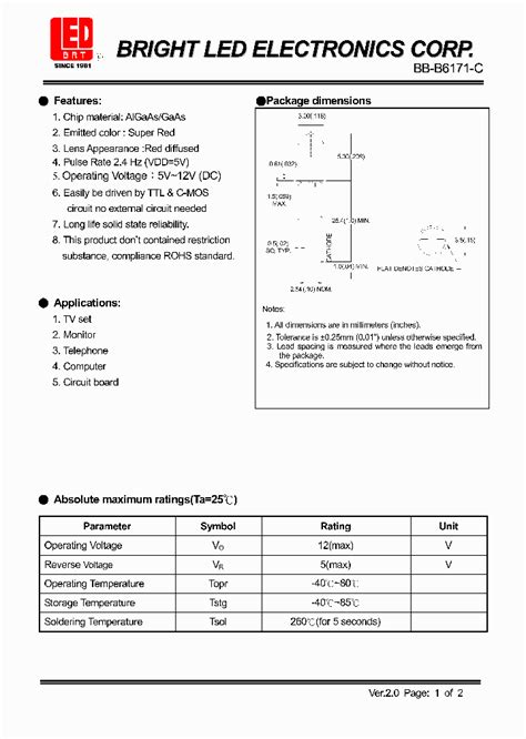 BB-B6171-C_2753075.PDF Datasheet Download --- IC-ON-LINE