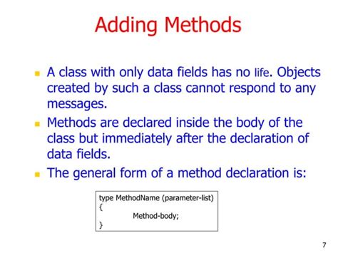 Class And Object Ppt