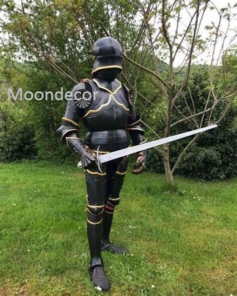 Medieval Full Plate Gothic Armor Century Medieval Armor Suit Etsy