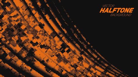 Free Vector Abstract Vector Torn Monochrome Halftone Background Scrathed Dotted Texture Element