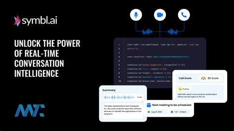 Symbl Ai Unlock The Power Of Real Time Conversation Intelligence Martech Zone