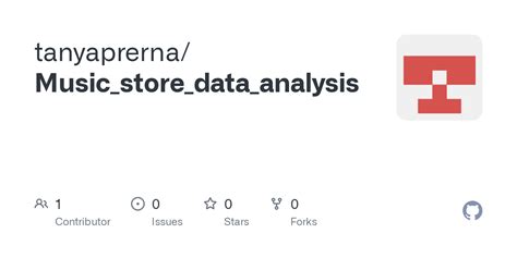 github tanyaprerna music store data analysis