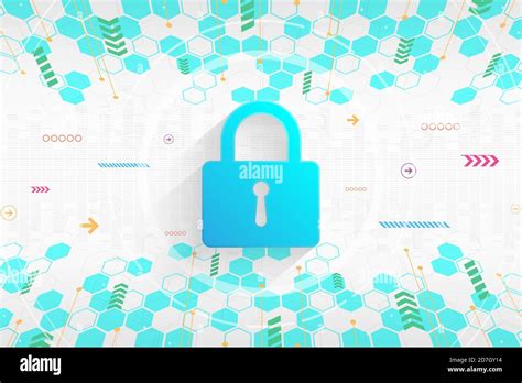 Vector Background Secure Digital Security System Stock Vector Image And Art Alamy