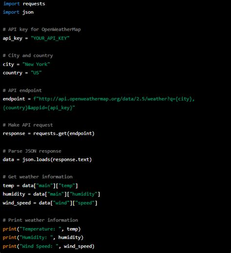 Information Weather Forecast Using Python