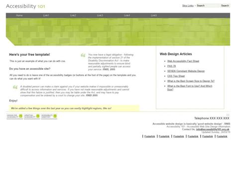 HTML CSS Templates For Free Accessibility Free HTML Templates Free CSS Templates And More