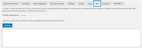 Overview Backup And Migration Free Wpvivid Plugins Documentation